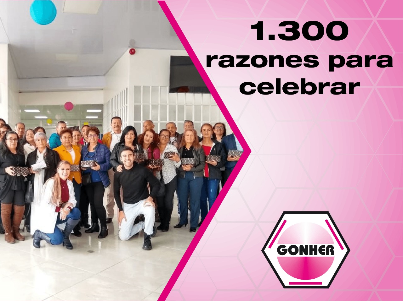1.300 RAZONES PARA CELEBRAR - Gonher Farmacéutica